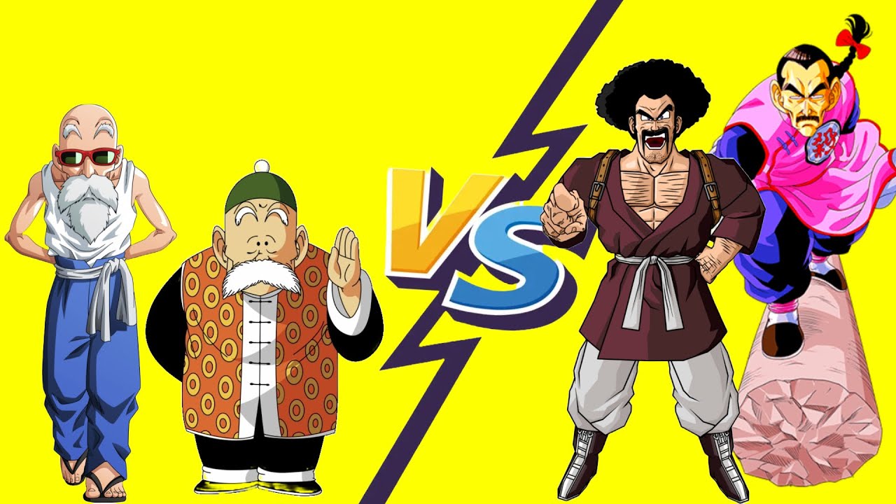 Master Roshi Grandpa Gohan VS Mr. Satan General Tao ! Dragon Ball Z ...