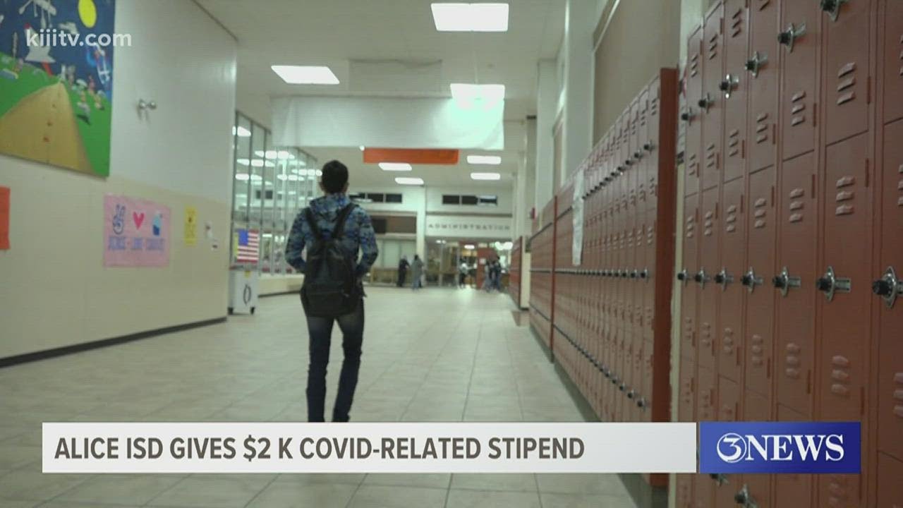 Alice ISD rewards teachers, staff with COVID Hardship Retention Stipend ...