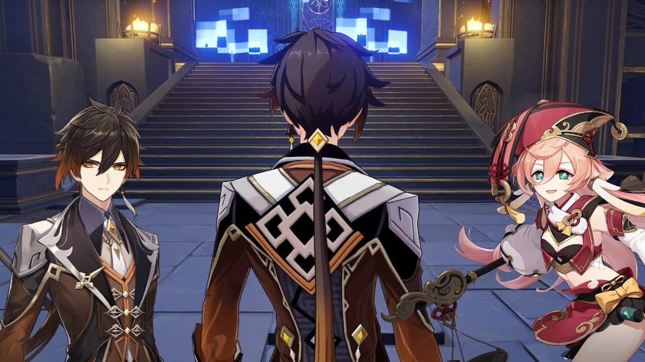 【原神】新秘境を鍾離(ショウリ)と煙緋(エンヒ)で攻略 Zhongli & YanFei vs New Domains"Ridge Watch ...