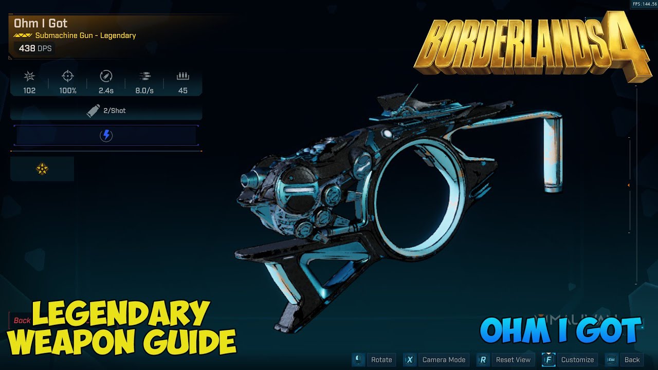 Borderlands 4 - Ohm I Got (Legendary Weapon/Gear Guide) - YouTube