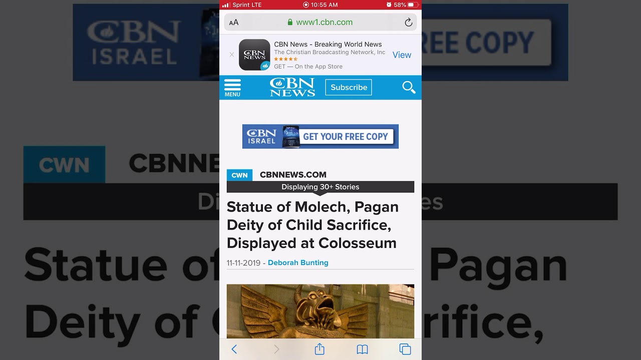 Statue Of Molech At The Roman Colosseum - YouTube