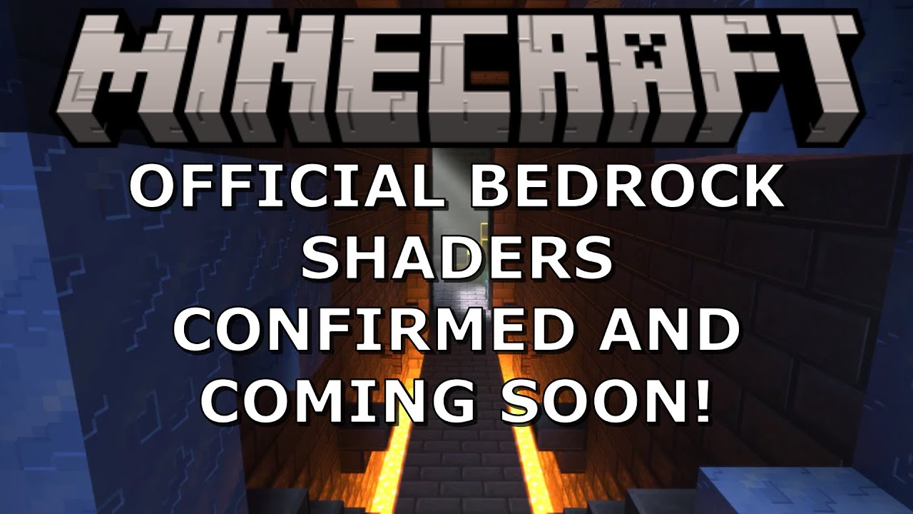 Minecraft Bedrock Edition Is Getting Official Shaders - YouTube