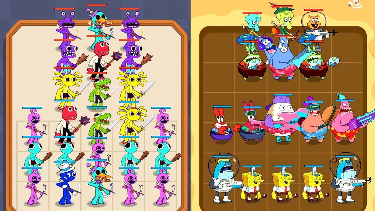 Merge Monster Master Battle - Merge Zombie Monster vs Rainbow Friends ...