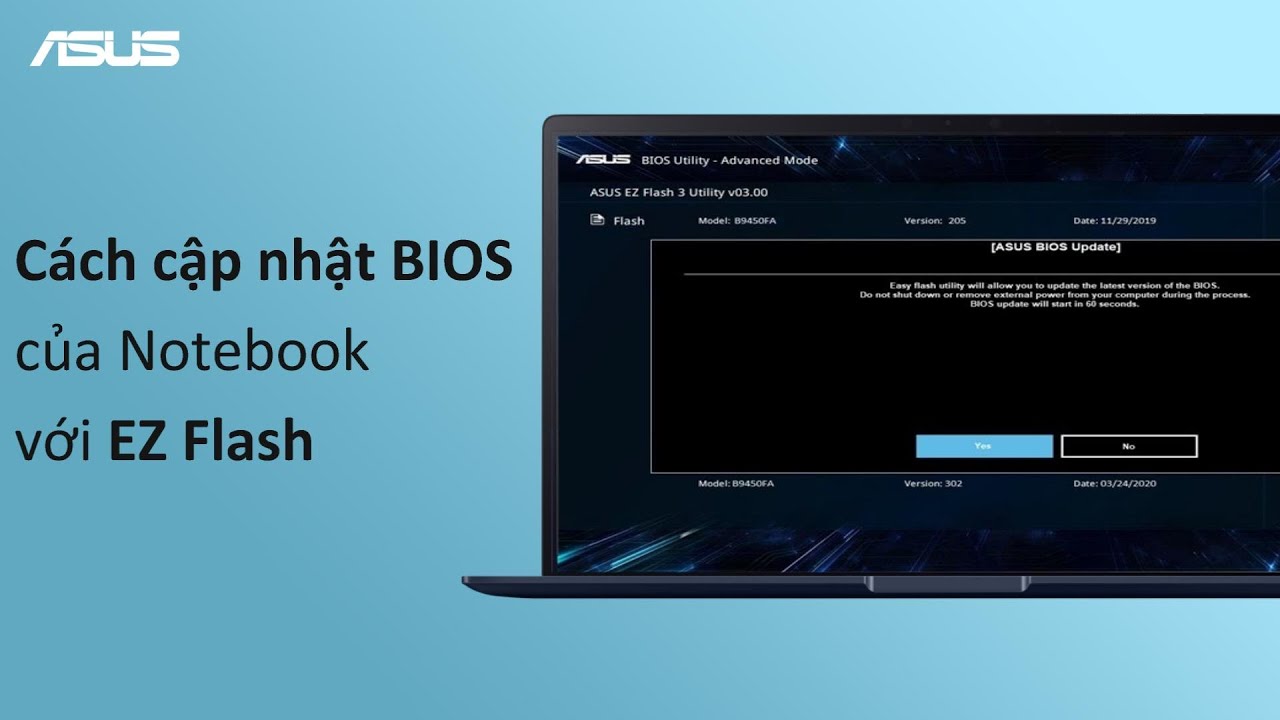 Cách cập nhật BIOS của Notebook với EZ Flash - YouTube
