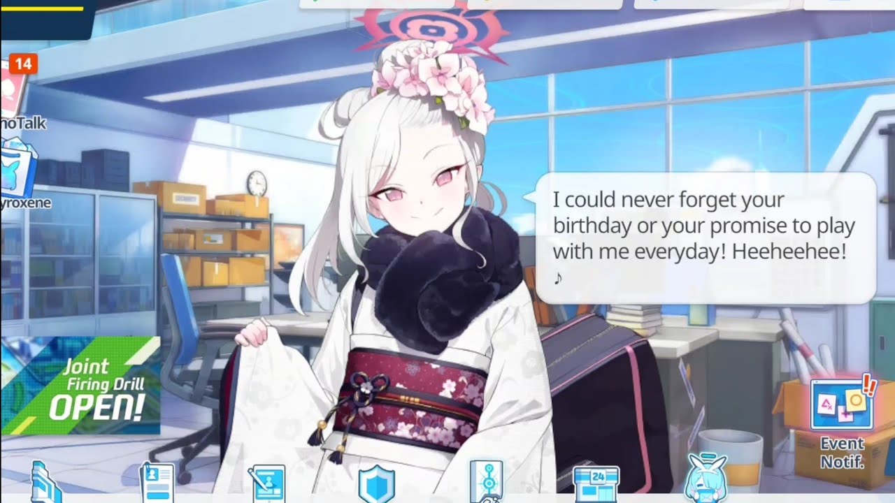 Birthday Messages from Mutsuki | Blue Archive - YouTube