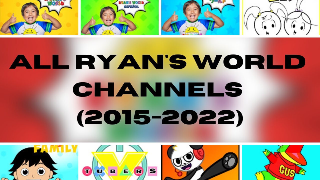 All Ryan's World Channels - Sub Count History (2015-2022) - YouTube