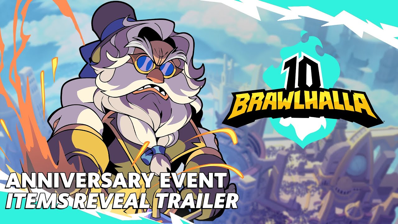 Brawlhalla's 10th Anniversary Event Items Reveal Trailer - YouTube