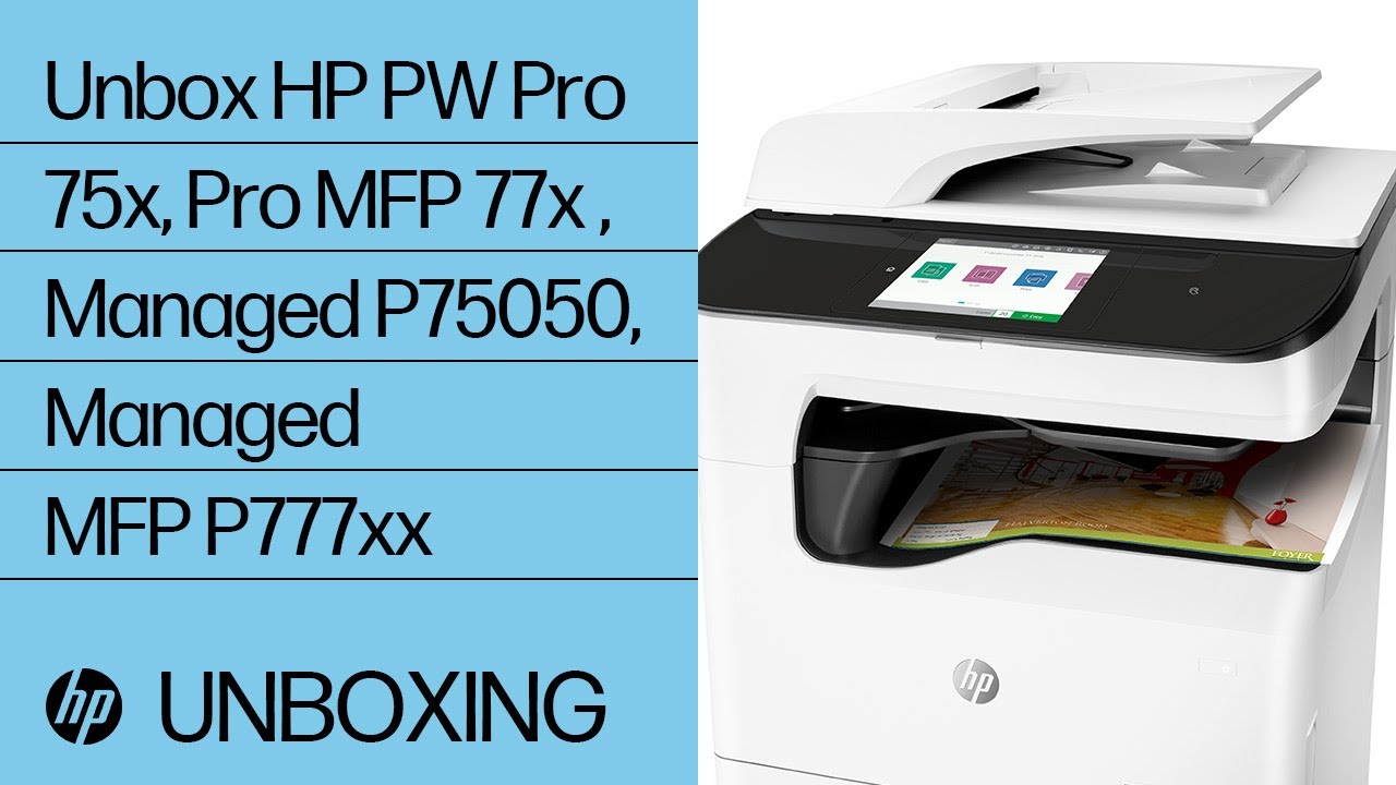 HP A3 LaserJet Managed, HP A3 PageWide - Installation videos | HP® Support