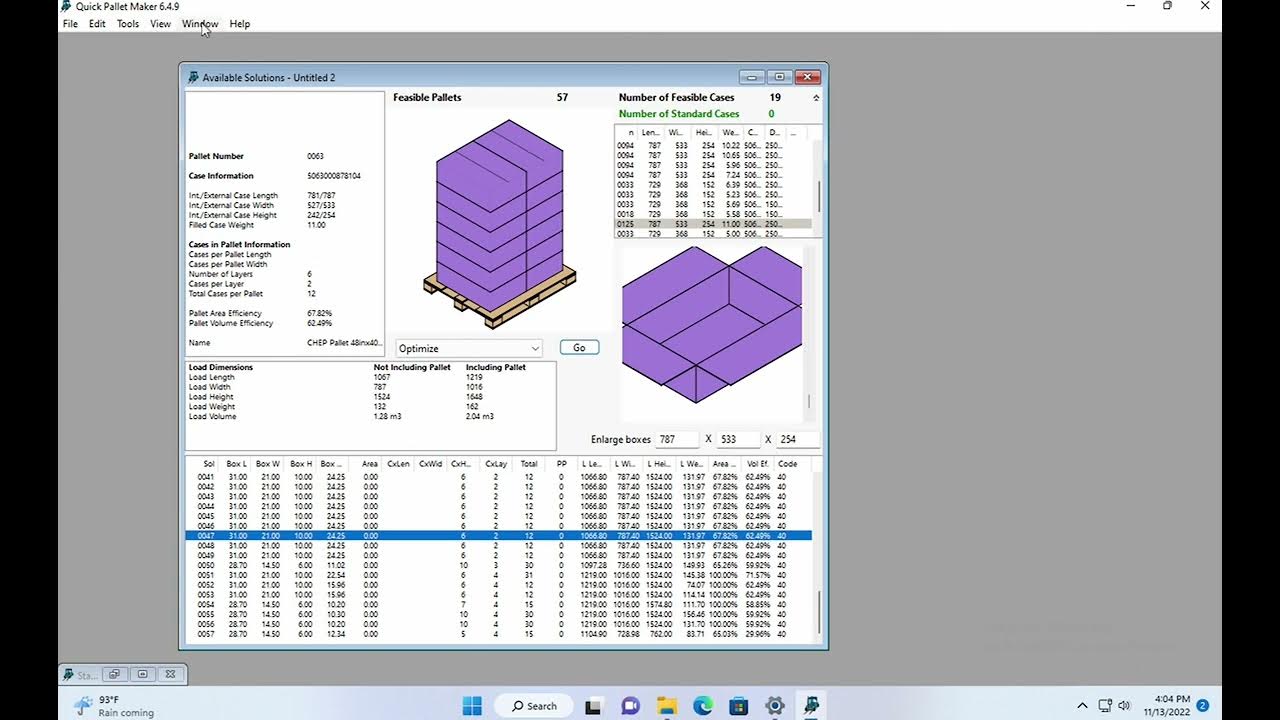 Quick Pallet Maker Example 178 - How to Use the SQL Window - YouTube