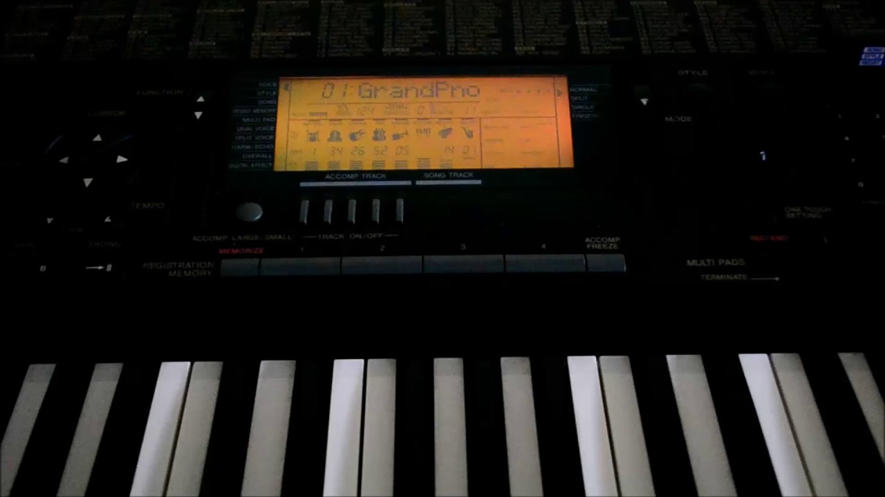Yamaha Psr 520 teste - YouTube