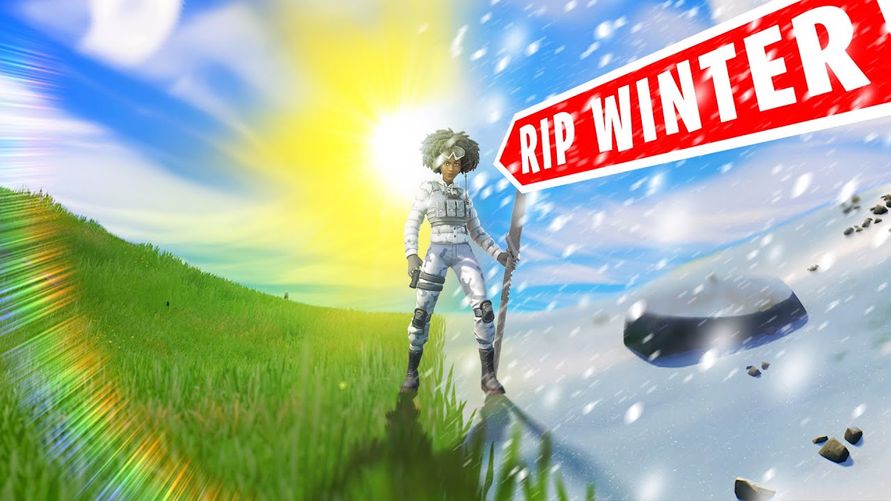 NEW *SEASON* starting today in Fortnite (Snow Melting Evolution STAGE 2 ...