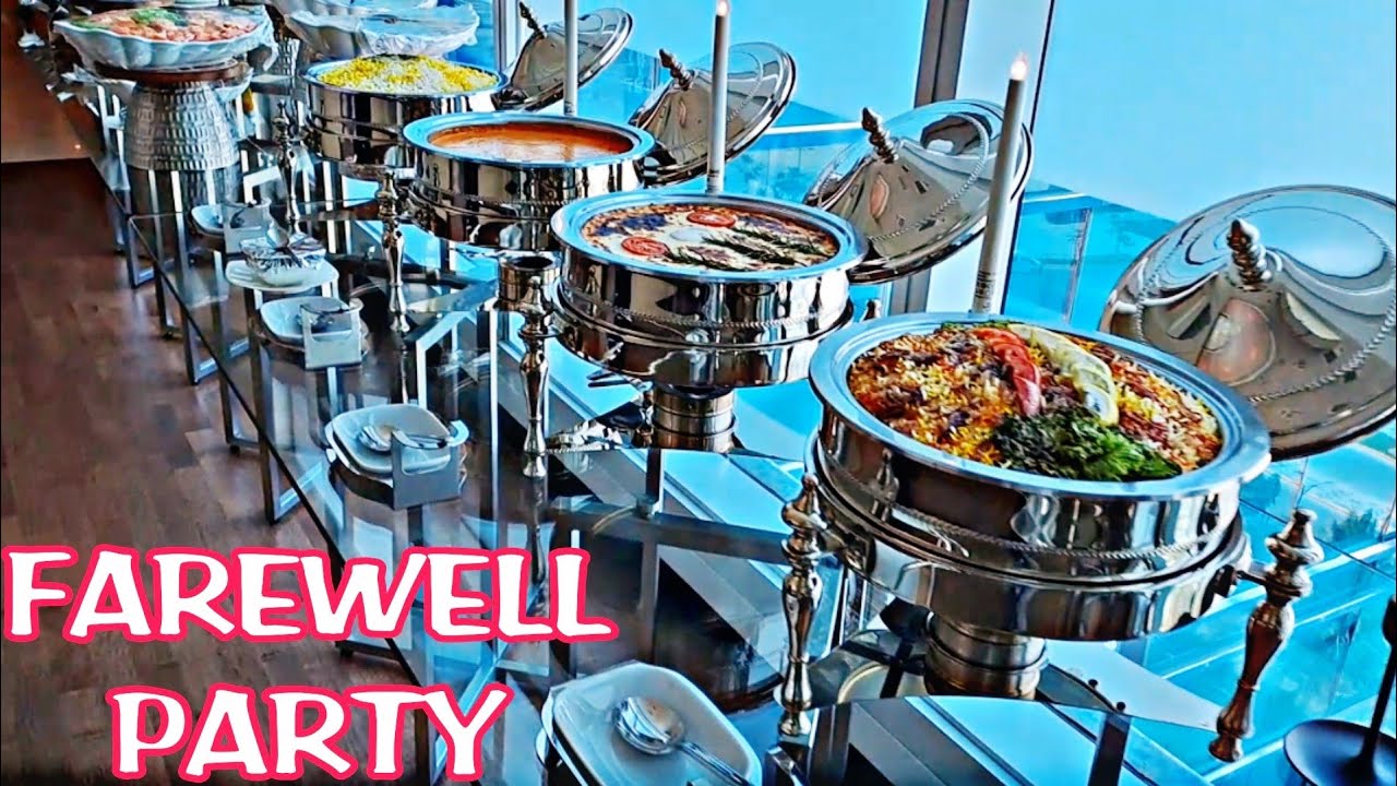 FAREWELL PARTY | BUFFET SET UP | #hernanfernandeztv - YouTube
