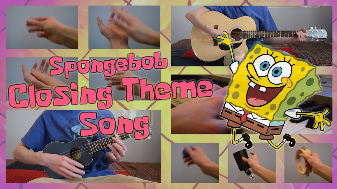 Spongebob Closing Theme | Split Screen Instrumental Cover - YouTube