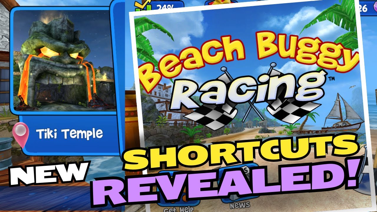 Tiki Temple Shortcuts Revealed! | Beach Buggy Racing Tips & Tricks | Avenger Gamers - YouTube
