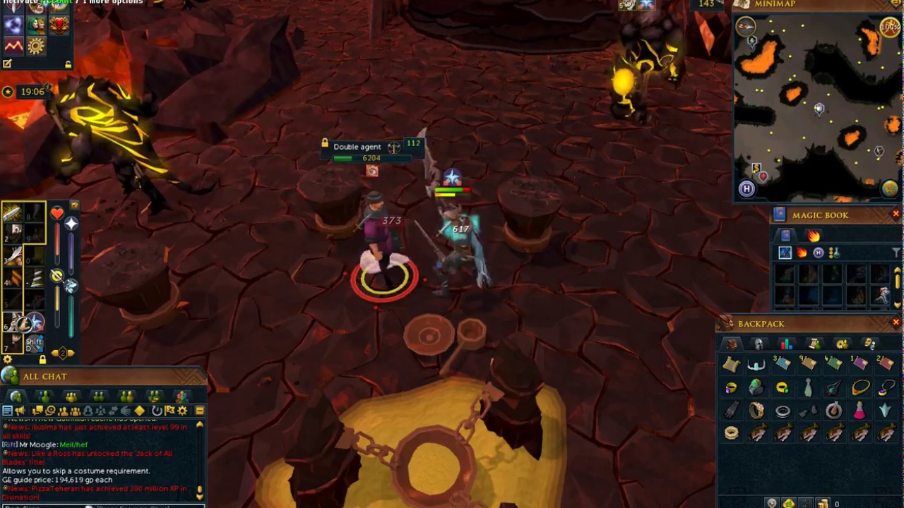 RuneScape Master Clue Scroll Cheer by the sulphur pit in the TzHaar ...