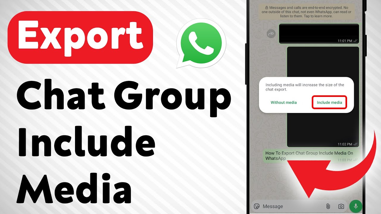 How To Export Chat Group Include Media On WhatsApp (Updated) - YouTube