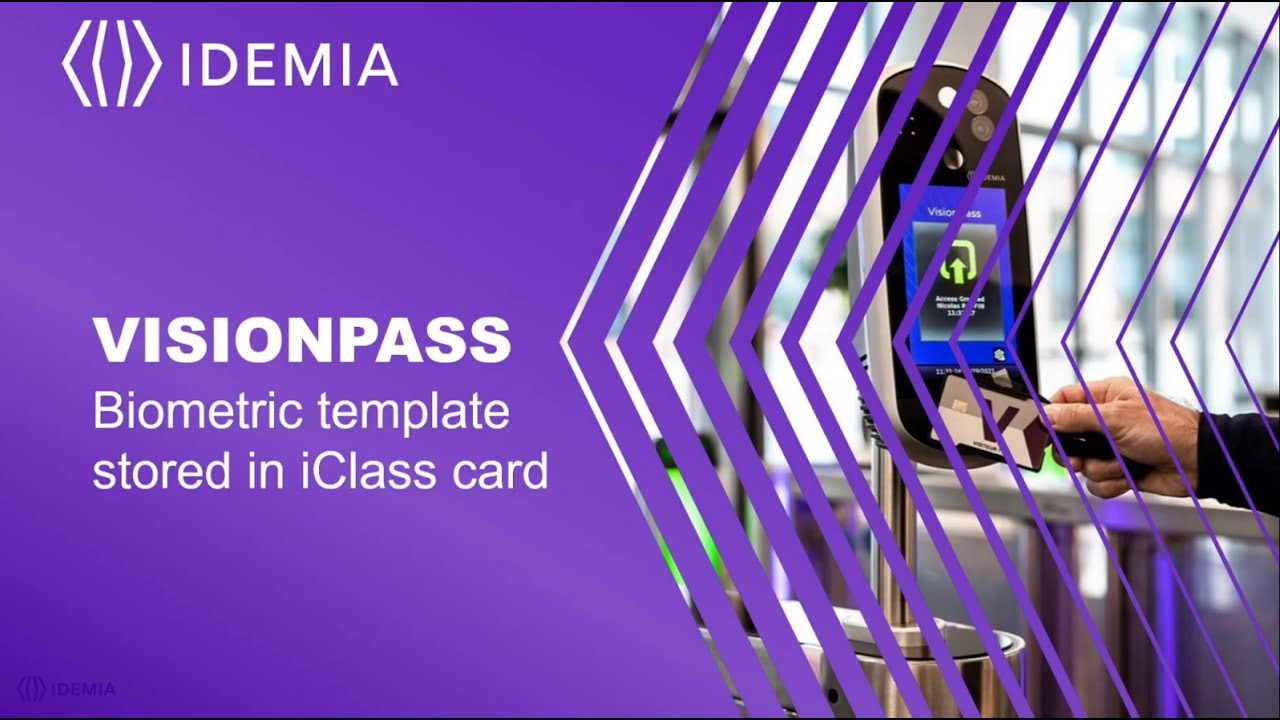VisionPass with template-on-card - YouTube