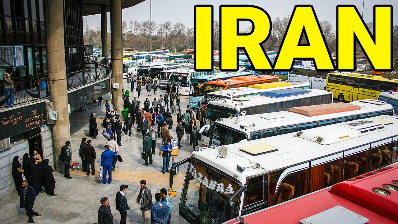 IRAN 🇮🇷 Walking In Bus Terminal In TEHRAN City + Prices ایران - YouTube