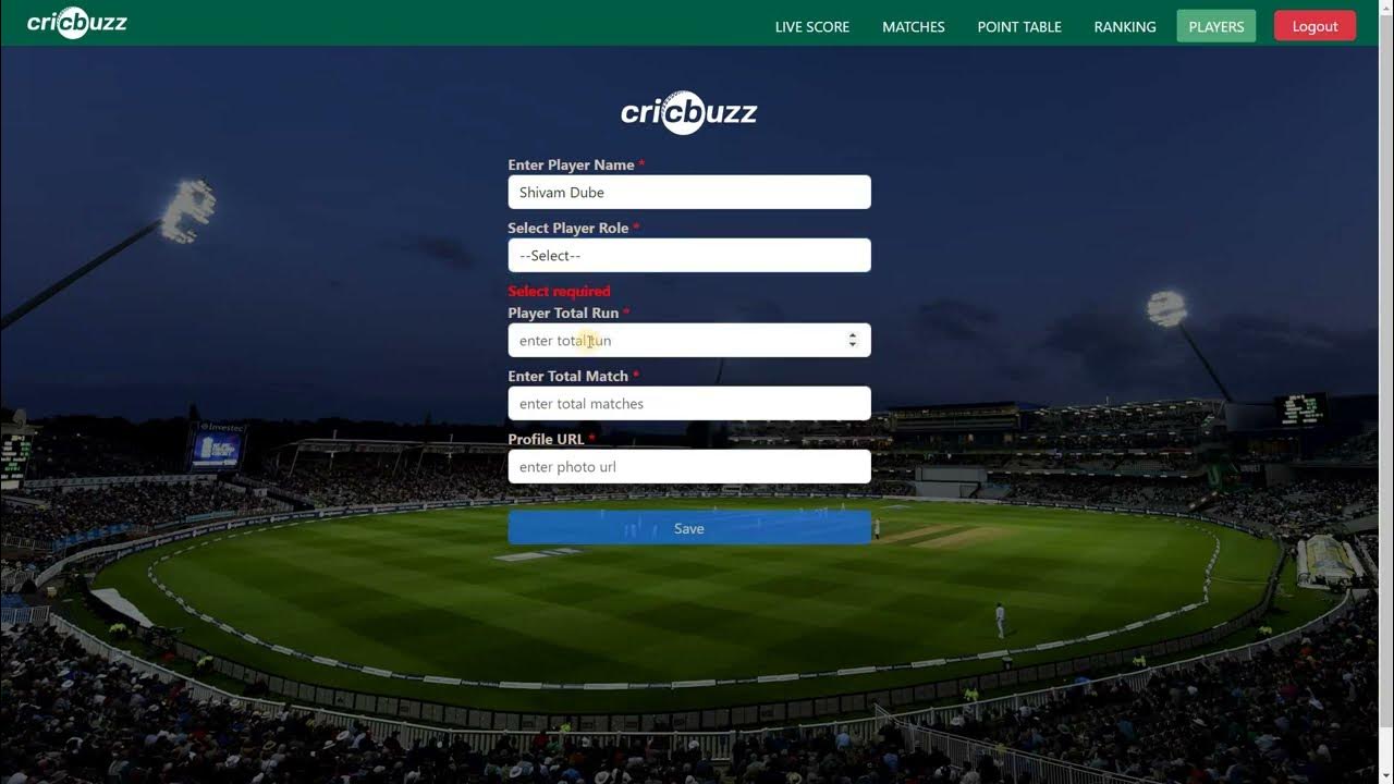 Cricbuzz Website project using Angular-17 2024 | IPL project angular | new angular front end ...