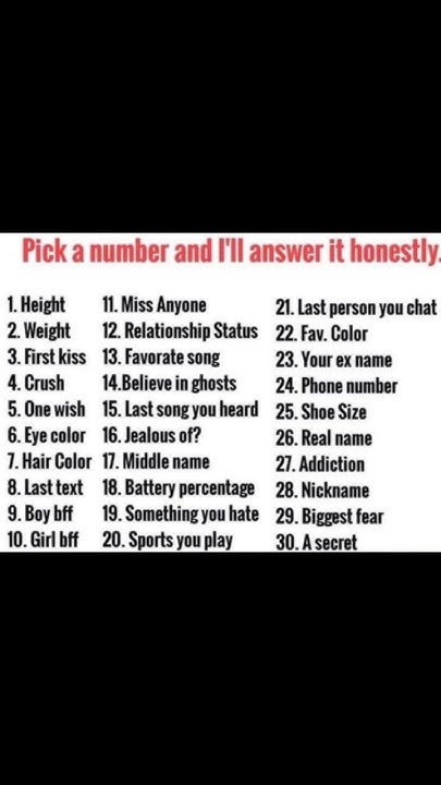 I'll answer anything and you can ask more than one thing #recommended # ...