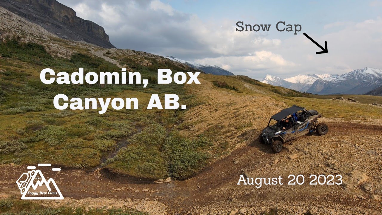 Cadomin, Box Canyon August 20, 2023 This is Amazing!! - YouTube