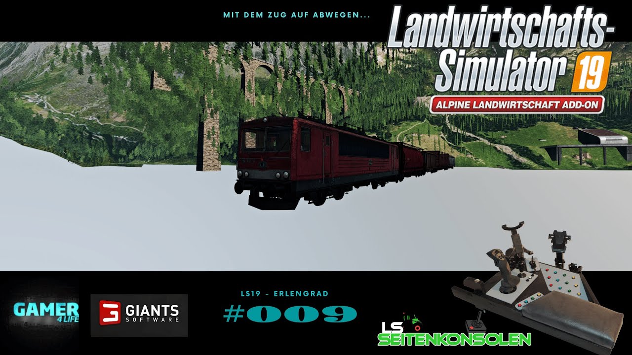 LS19 - Alpine ADD-ON #009 | Mit dem Zug auf abwegen...| FS19 | Let's ...