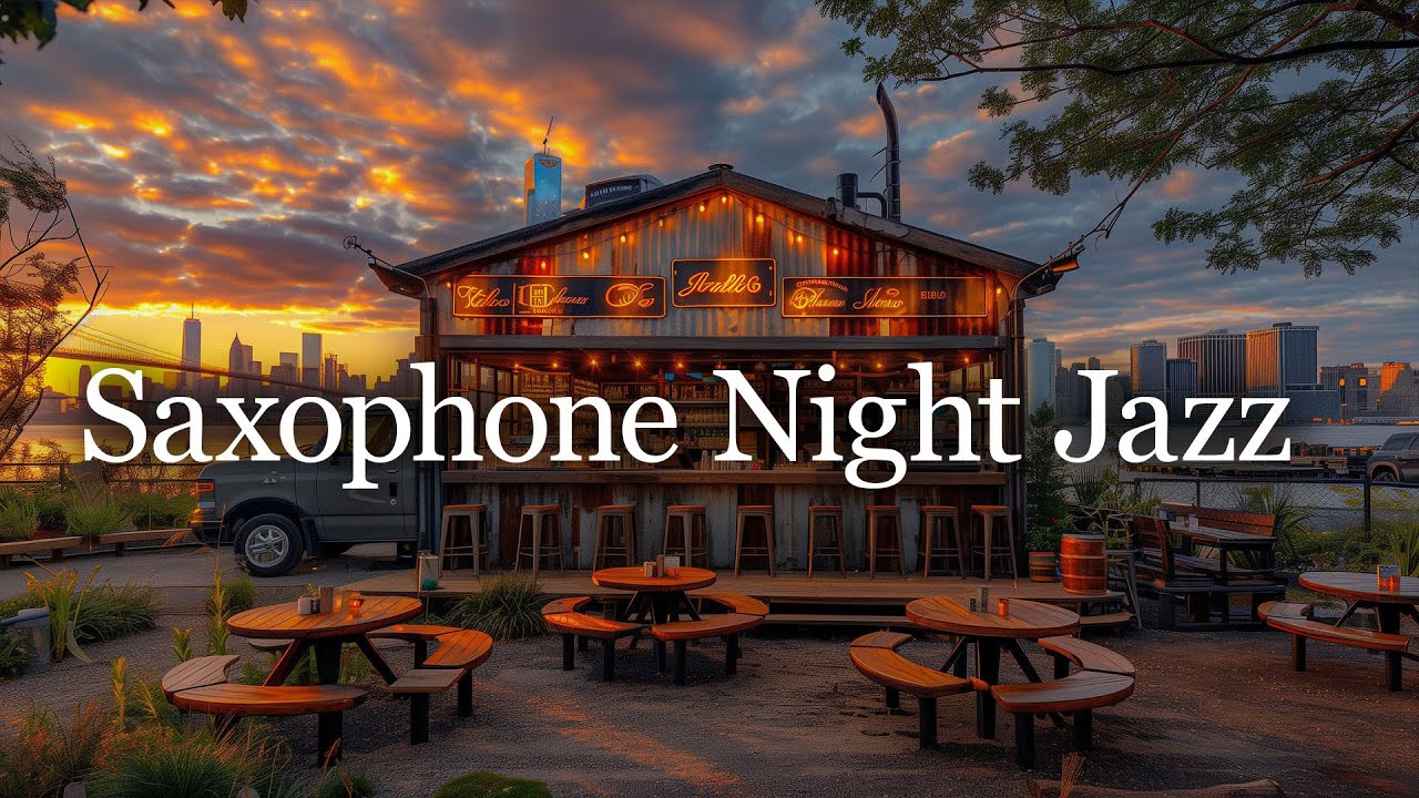 Saxophone Night Jazz | Slow Saxophone Jazz Music In Cozy Bar Ambience ...