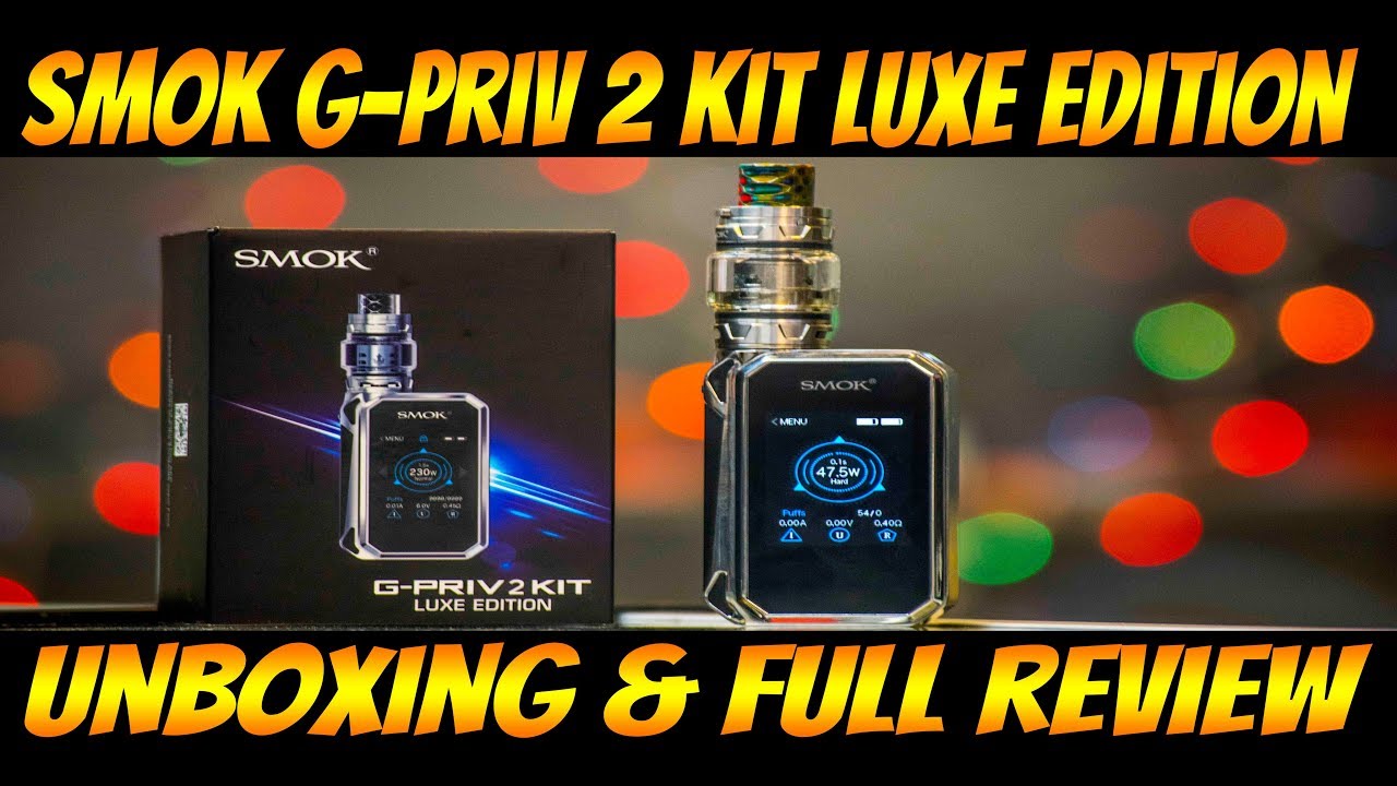 Smok G-Priv 2 Luxe Edition Unboxing & Full Review - YouTube