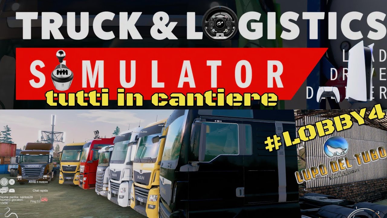 Truck & logistics Simulator lobby 4 #truckandlogisticssimulator #convoy ...