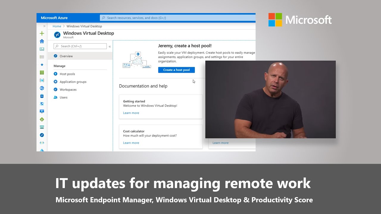 IT Updates to Manage Remote Work - Microsoft Endpoint Manager, WVD ...