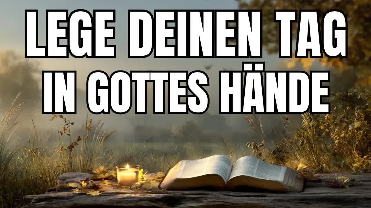 Morgengebet： Lege deinen neuen Tag in Gottes Hände - YouTube