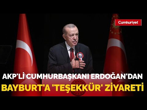 #CANLI| AKP'li Cumhurbaşkanı Erdoğan'dan 'teşekkür' ziyareti: Bayburt'ta konuşuyor...