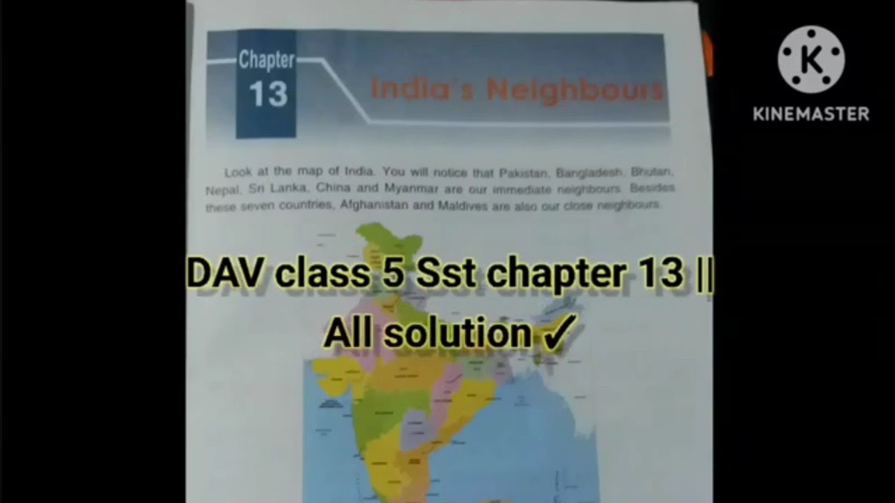 Dav class 5 Sst chapter 13 || All solution with map - YouTube