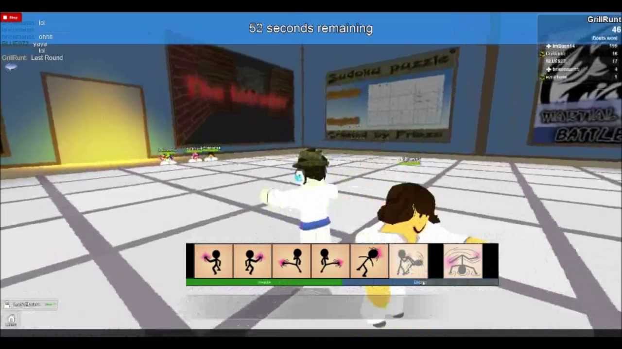 ROBLOX - Martial Arts Battle Part (2) - YouTube