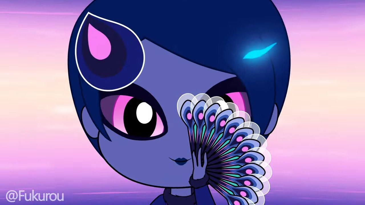 Nathalie - Mayura Miraculous Chibi Transformation🦚 - YouTube