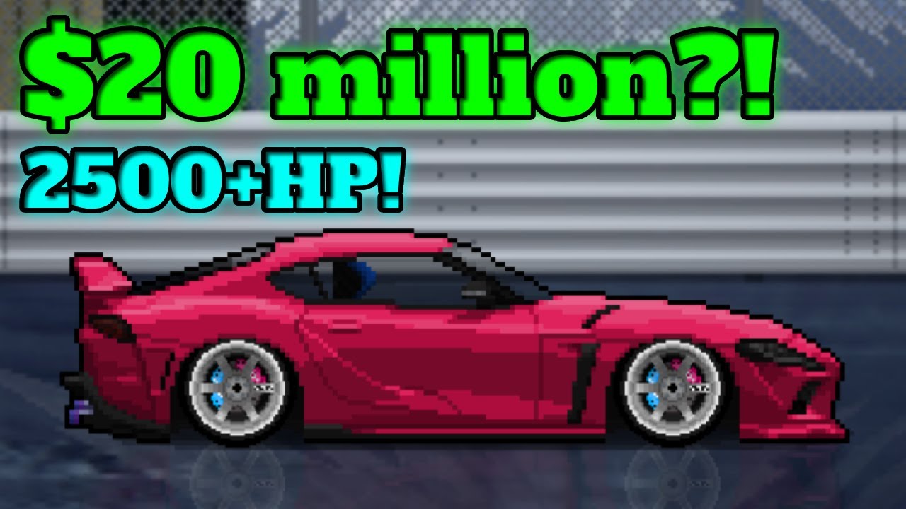 I Spent $20 MILLION on this Supra?! - Pixel Car Racer - YouTube