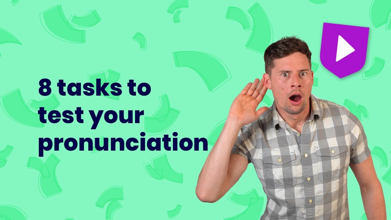 8 tasks to test your pronunciation - YouTube