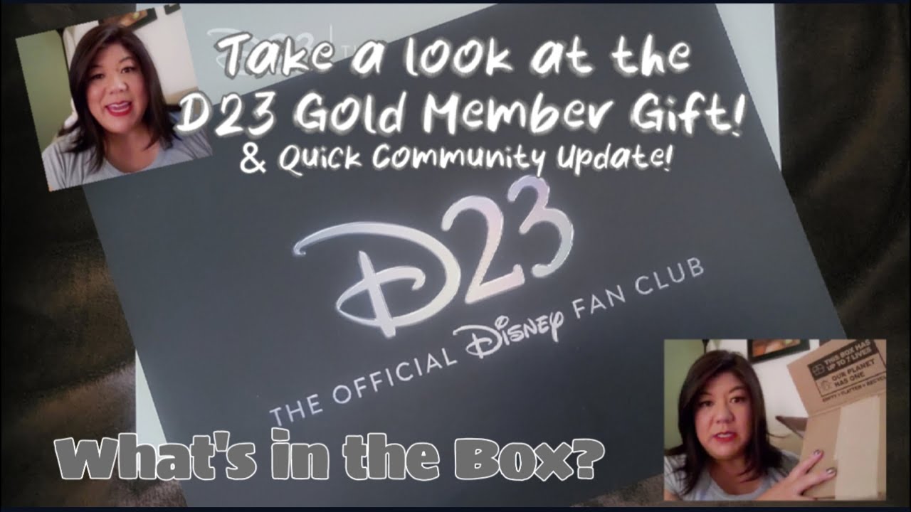 What's in the Box? || Unboxing 2023 D23 Gold Membership Gift || Disney ...