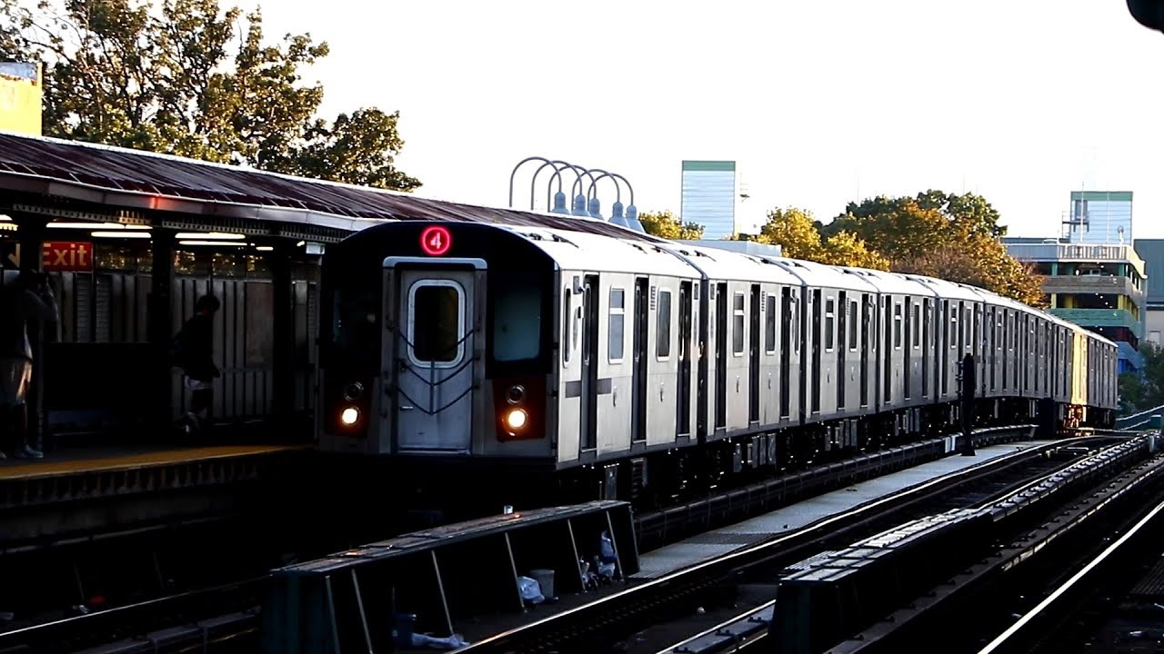 MTA New York City Subway : Woodlawn & Utica Avenue Bound R142 4 Trains ...