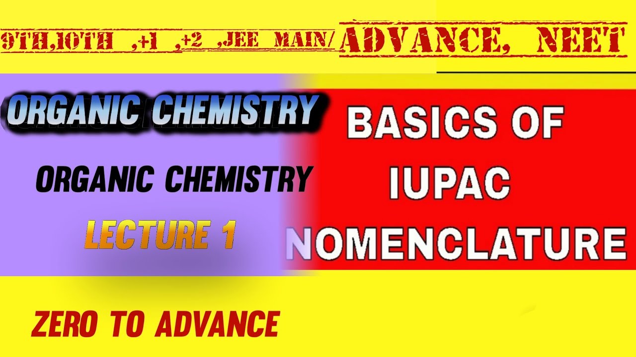 IUPAC-Nomenclature | organic compounds | With example. - YouTube