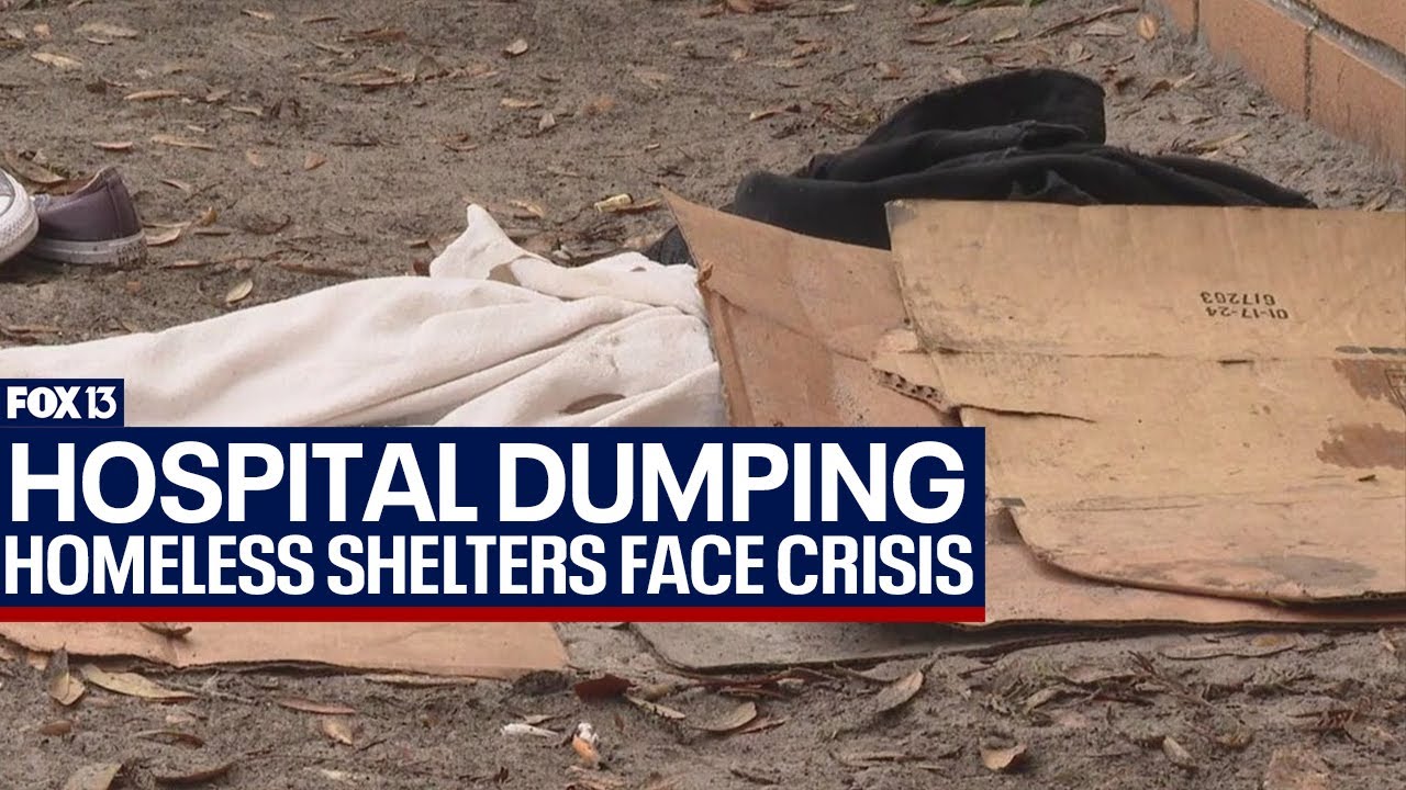 Hospitals dump homeless patients at shelter - YouTube
