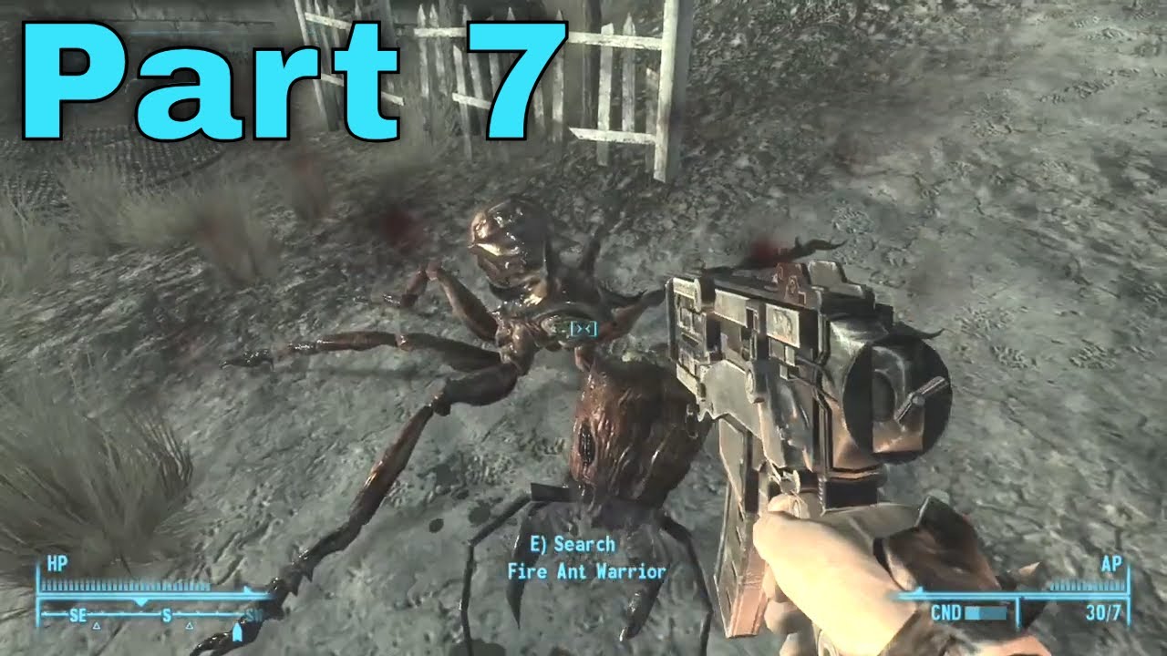Fallout 3 Playthrough: Part 7 - The Grayditch Ant Infestation - YouTube