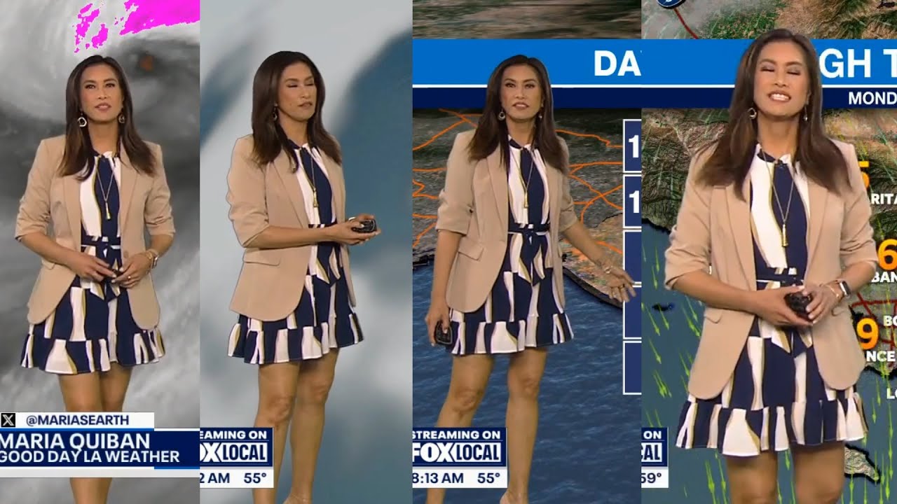 Maria Quiban with the morning weather report for Good Day LA/FOX11 LA ...