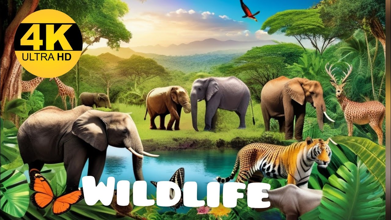 Animal Planet 4K - Scenes Wildlife Film With Inspiring Music - YouTube