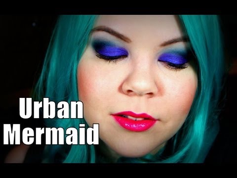 Urban Mermaid Makeup Tutorial - YouTube