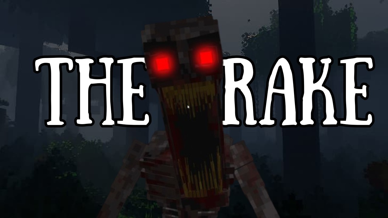 THE RAKE– SCARIEST Minecraft Horror Mod! 😱👹 - YouTube
