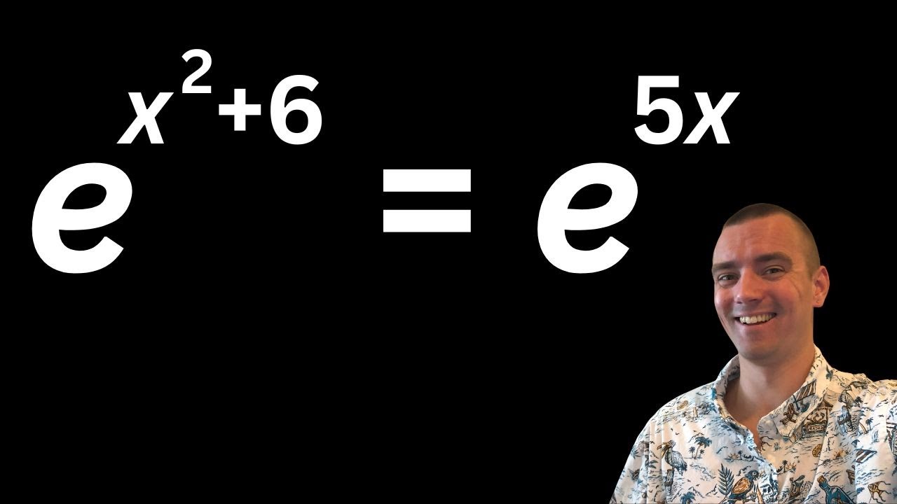 Using One-to-one Property To Solve Exponential Equations With E - Youtube