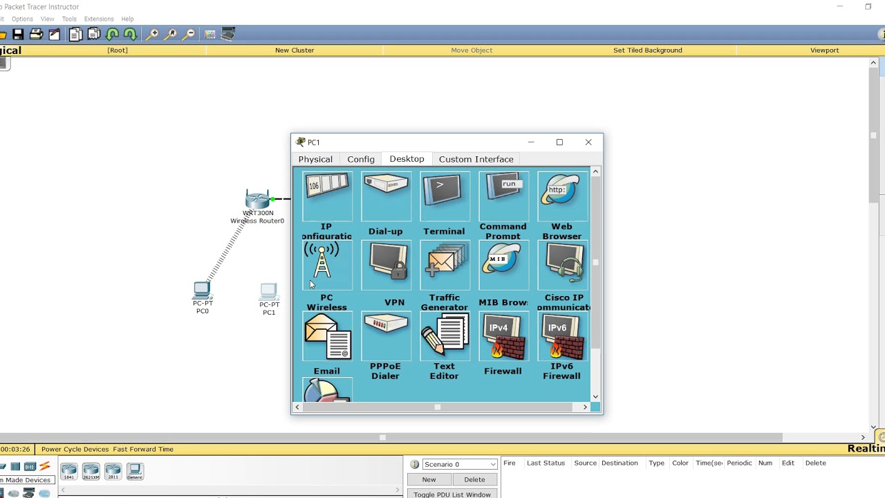 How to connect 2 Wireless (Router) in Cisco Packet Tracer Instructor ...