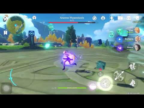 Genshin Impact How to defeat Anema Hypostasis using 2 Characters only ...