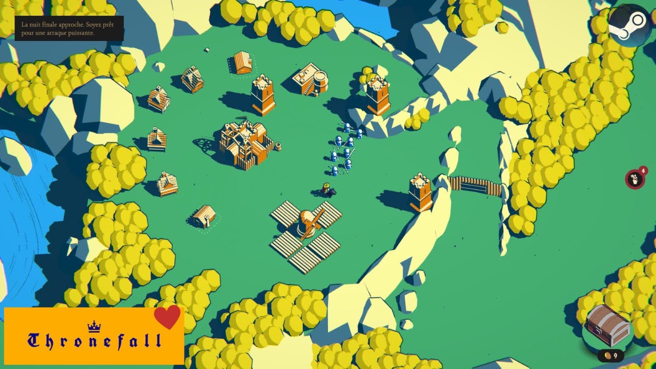 Découverte d'un nouveau mode et nouvelle map sur Thronefall - YouTube